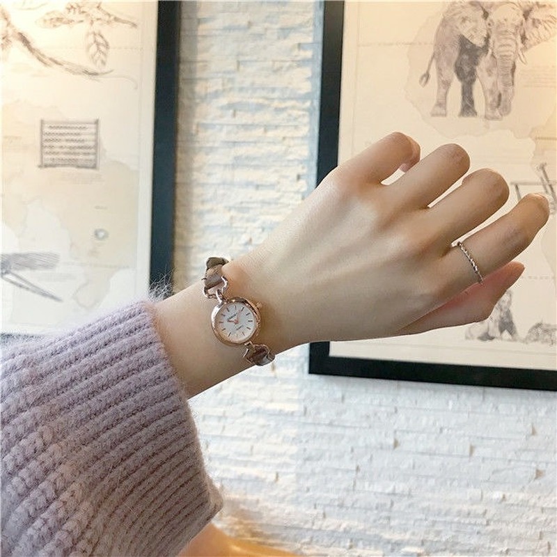 Korean Style Versatile Small Dial Watch Female Student Simple ...