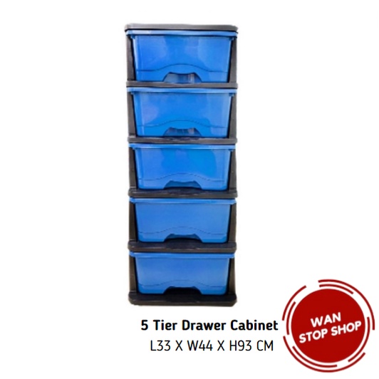 5 Tier Drawer Cabinet, Multipurpose Colorful Storage Drawer SW-M300 ...