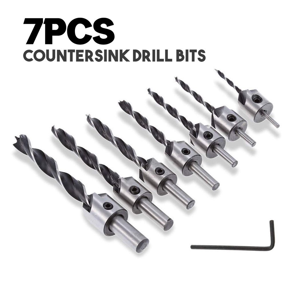 3mm-10mm Electric Drill Mata Drill Gerudi Penebuk Kayu Plastic ...