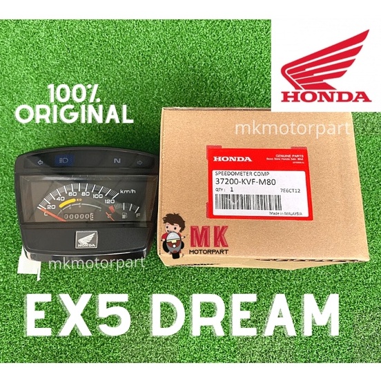 100% ORIGINAL Honda EX5 DREAM ( BSH ) SPEEDOMETER COMP 37200-KVF-M80 ...