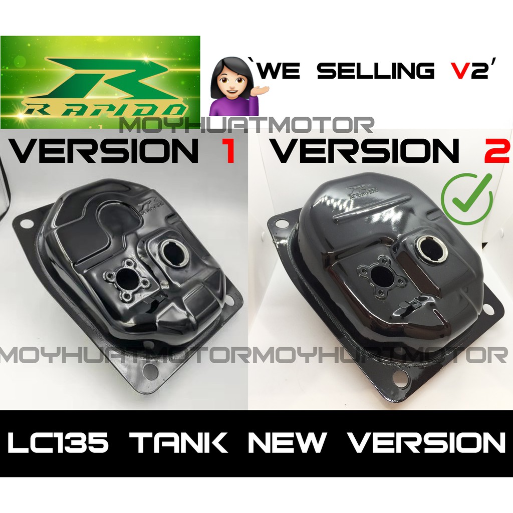 RAPIDO TANK LC135 VERSION 2 / RAPIDO MODIFIED FUEL TANK / ENLARGE TANK ...