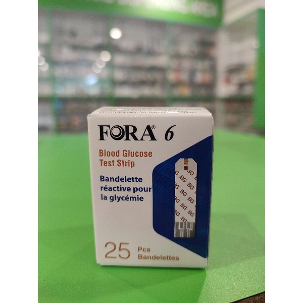 Fora 6 Blood Glucose Test Strips (25pcs) | Shopee Malaysia