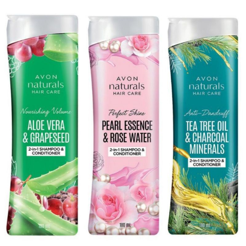 Avon Natural Hair Care Shampoo&Conditioners(180ml) | Shopee Malaysia