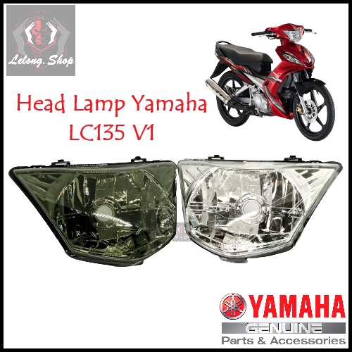 HEAD LAMP YAMAHA LC135 V1 OLD (LAMA)MOTORCCLES Headlight Unit Lampu Depan (Clear & Tinted/Smoke ...