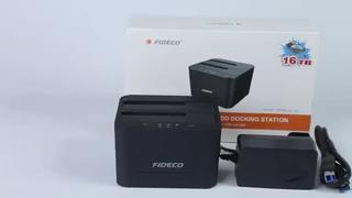 FIDECO YPZ04-S2H-U3 USB 3.0 Dual Bay HDD SSD Docking Station With Built-In USB 3.0 hub | Shopee ...