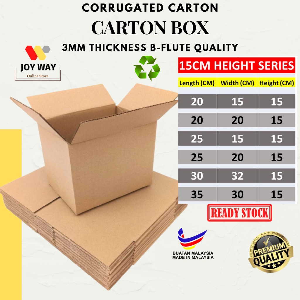 Carton Box Packaging Box Kotak Bungkusan Paper Box Courier Packing Box ...