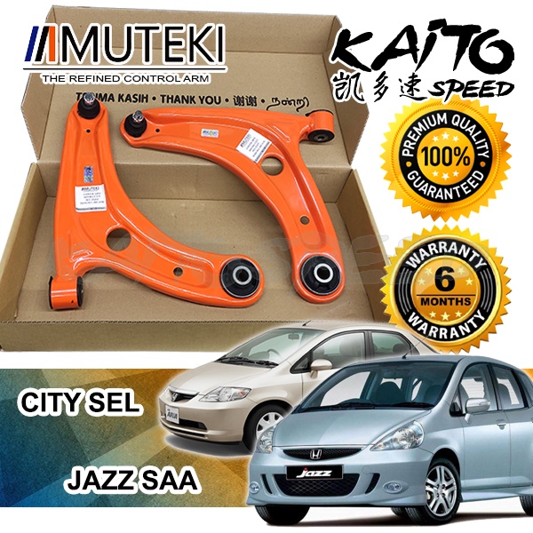 Muteki Honda City SEL Jazz SAA Front Lower Arm x 1 Pair 2003 - 2008 ...