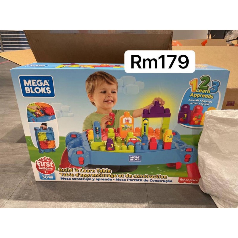 Mega Block Build And Learn Table | Shopee Malaysia
