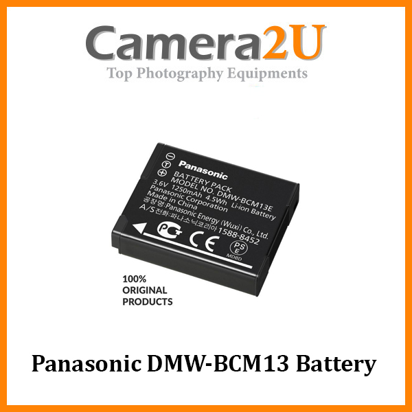 Original Panasonic DMW-BCM13 Battery for Panasonic TS5 FT5 TZ55 TZ40 ...