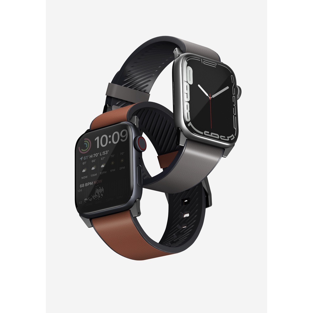 Uniq Straden Waterproof Leather Apple Watch Strap Suitable for Series 1 ...