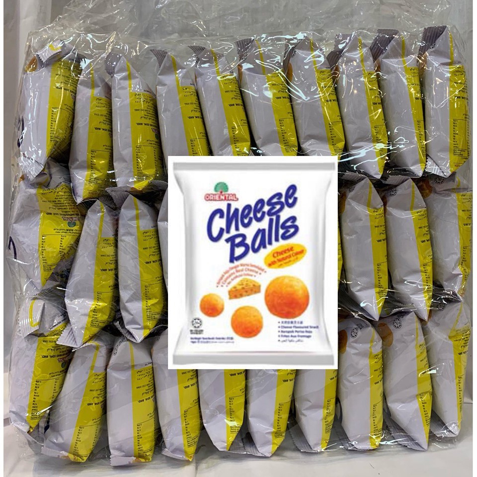 30 Packs Oriental Cheese Balls 14g Each | Shopee Malaysia