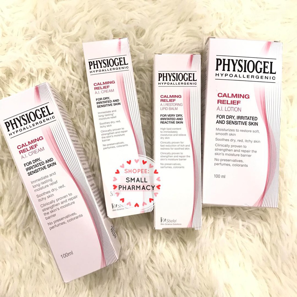 PHYSIOGEL Calming Relief AI Cream [(50 mL / 100ml) / AI Restoring Lipid ...