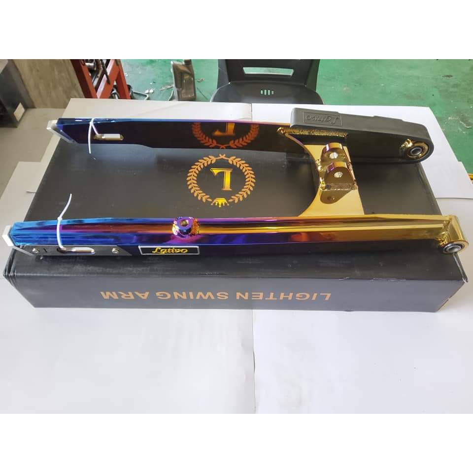 SWING ARM LATIVO TITANIUM ALLOY YAMAHA LC135 4S/LC135 5S HIGH KUALITI ...