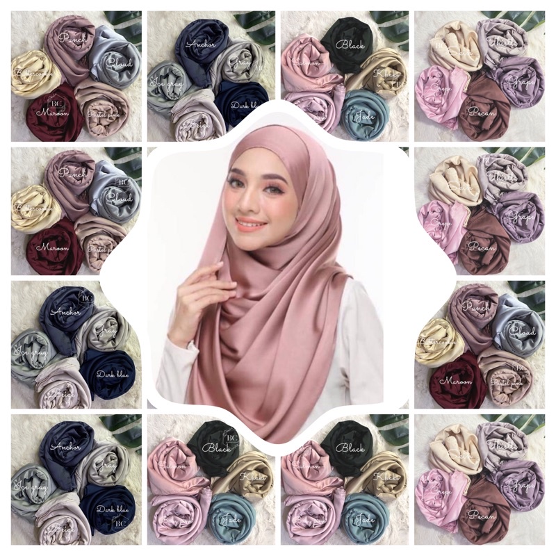 SHAWL SATIN MATTE ( READY STOCK) | Shopee Malaysia