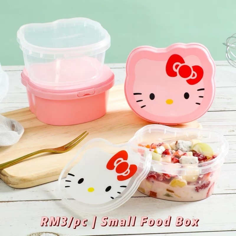 Hello Kitty Small Food Box Fruit Box Bekas Kecil Simpanan Makanan ...