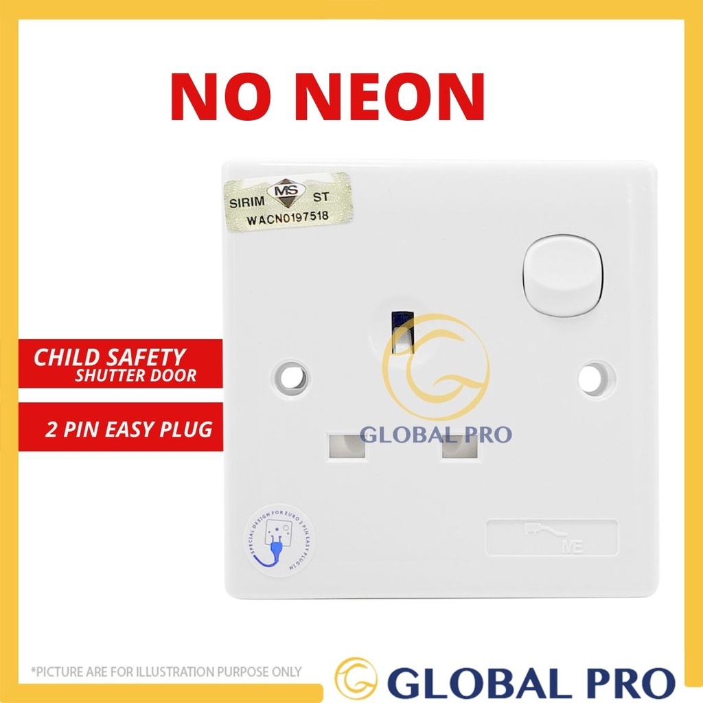 [SIRIM] 13A 3 Pin Switch Socket 13A Switches Wall Switch Wall Socket ...