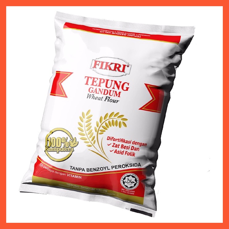 Tepung Gandum Fikri Tepung Serbaguna Produk Muslim | Shopee Malaysia