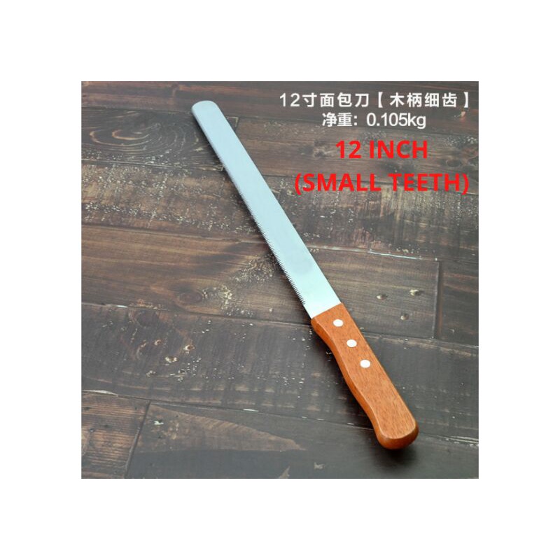 Stainless Steel bread knife/cake knife/pisau roti/pisau kek | Shopee ...