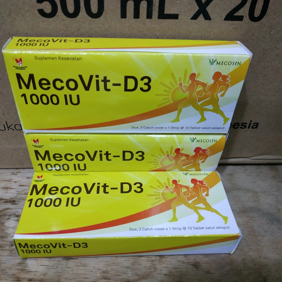 Mecovit D3 Content 30 - VIT D3 1000 IU - VITAMIN D3 1000 IU - MECO VIT ...