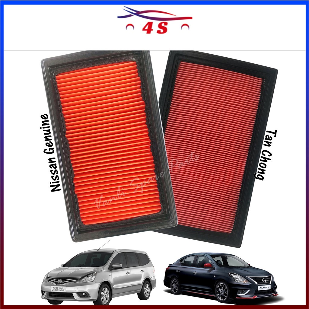 Nissan / TC Air Filter for Nissan Almera, Grand Livina, Latio, Sylphy ...