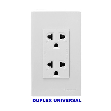 PANASONIC 15929 DUPLEX OUTLET W/GROUND | Shopee Malaysia