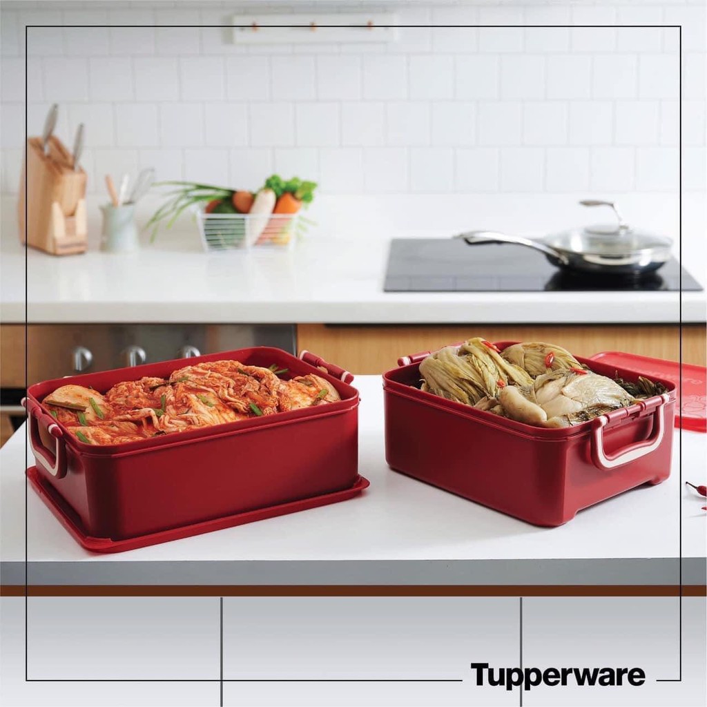 Genuine TUPPERWARE FOOD STORAGE BOX SET (2 boxes) | Shopee Malaysia