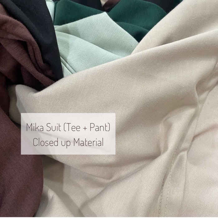 Mika Suit Tee and Pant Baju Suit Tshirt Lengan Panjang Dengan Seluar ...