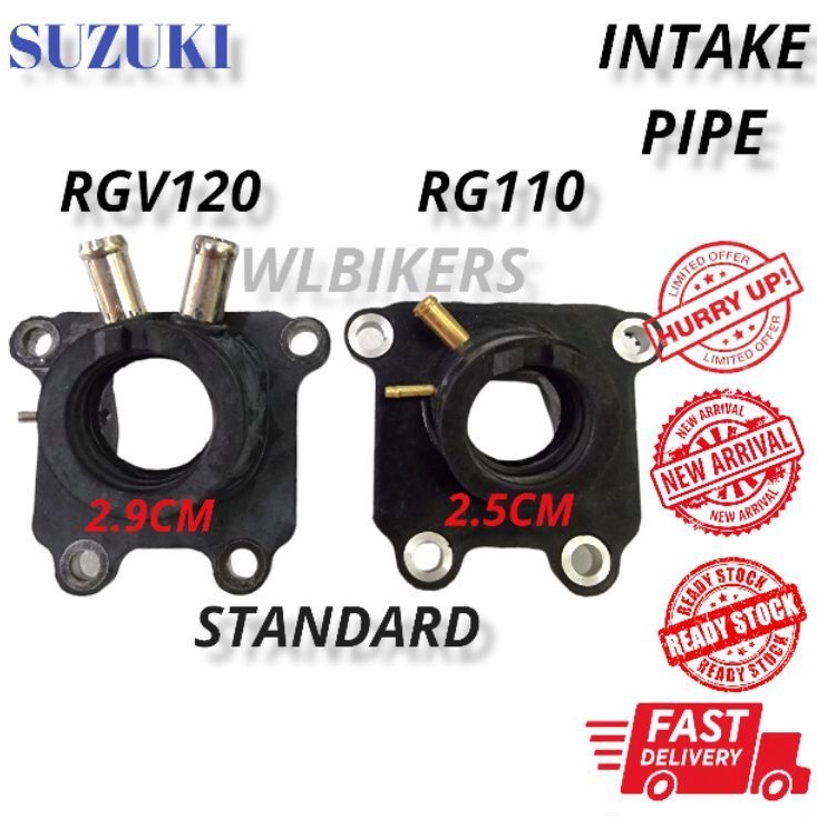 SUZUKI RGV120 RG110 RG RGV TXR PANTHER TXR150 INTAKE PIPE STANDARD -HOT ...