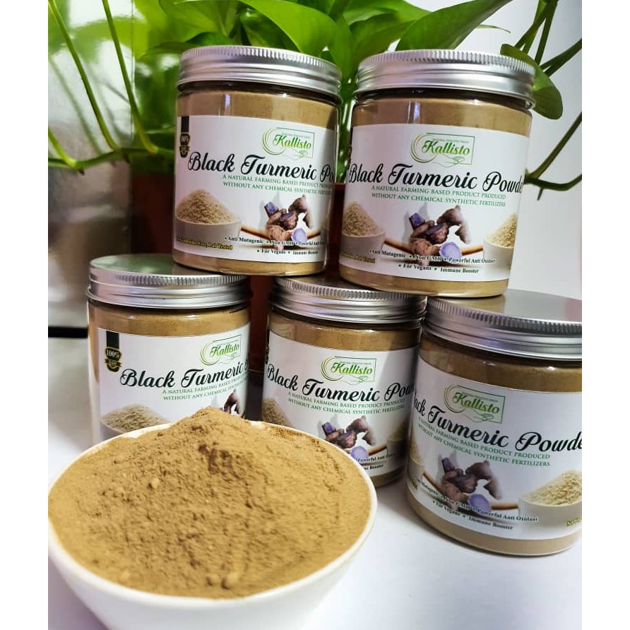 Black Turmeric Powder, Serbuk Kunyit Hitam, (Curcuma caesia), 100g ...