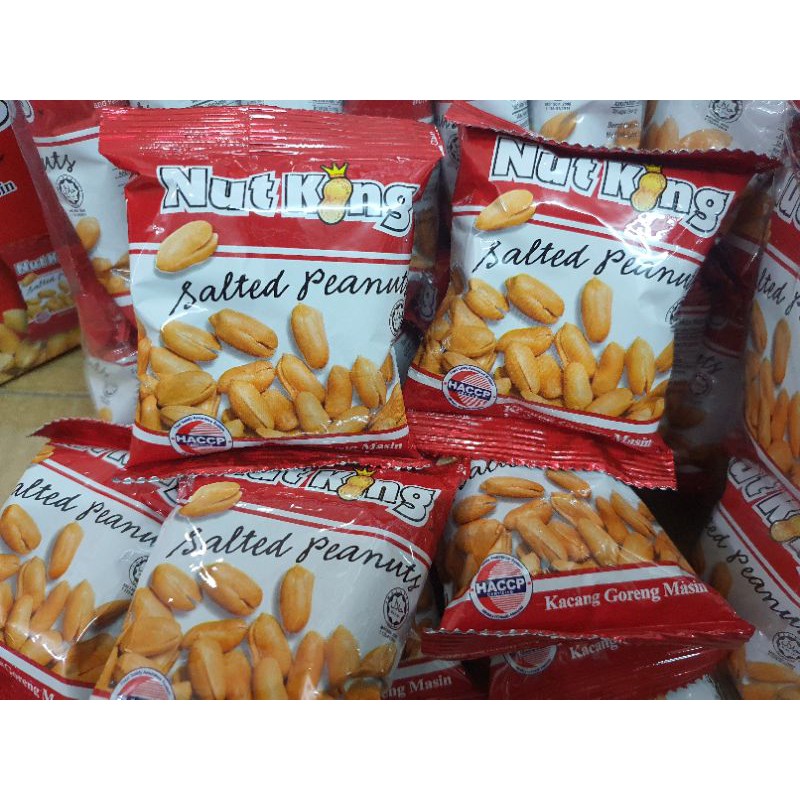 Nut King salted peanut Kacang Masin 18's x 12gm (Halal) | Shopee Malaysia