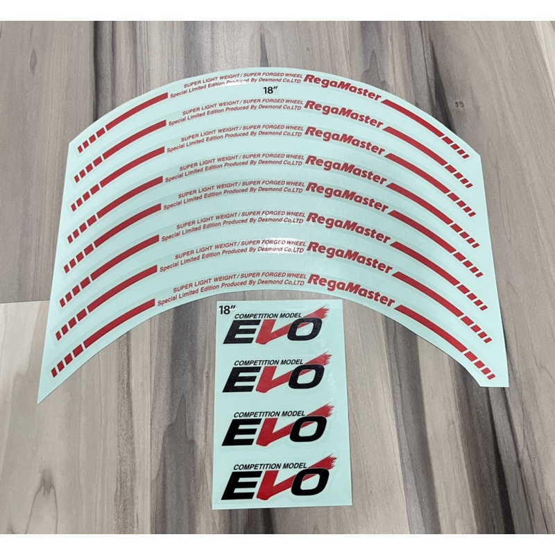 Sw388 EVO Regamaster Wheel Rim Sticker | Shopee Malaysia