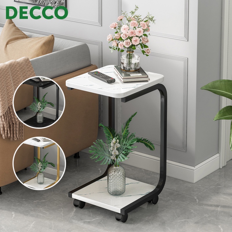 Decco Indoor Flower Pot Stand Rack Living Room Movable Coffee Side ...