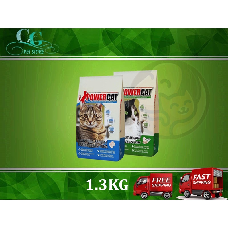 Power Cat Ocean Fish / Ocean Tuna (Cat Food) 1.3KG | Shopee Malaysia