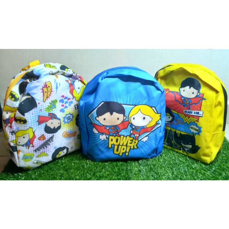 HUGGIES Justice League Superhero Superman Backpack / Beg Galas Justice ...