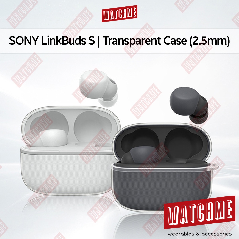 Sony LinkBuds S Case, 2.5mm Transparent Bumper Clear Case (Full Cover ...