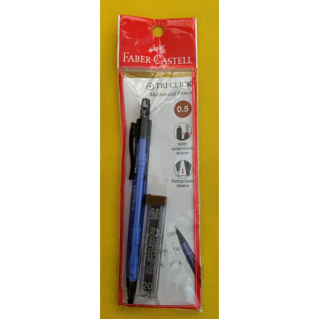 Faber-Castell Tri-Click Mechanical Pencil 0.5mm | Shopee Malaysia