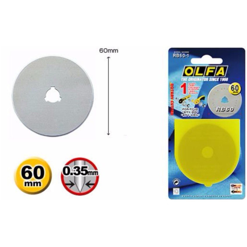 RB60-1 60MM OLFA ROTARY BLADE | Shopee Malaysia