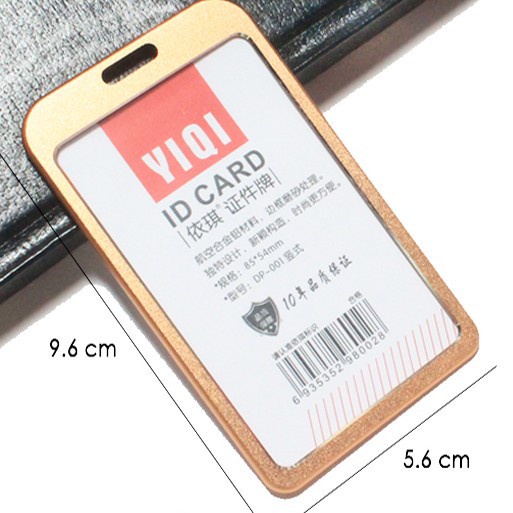 Place Id Card Holder Alloy Aluminum Frame Casing KTP MEMBER Card ETo ...