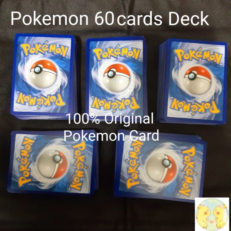 Pokemon Card TCG: Pokemon Deck- 60cards Basic beginner Fun Deck 100% ...
