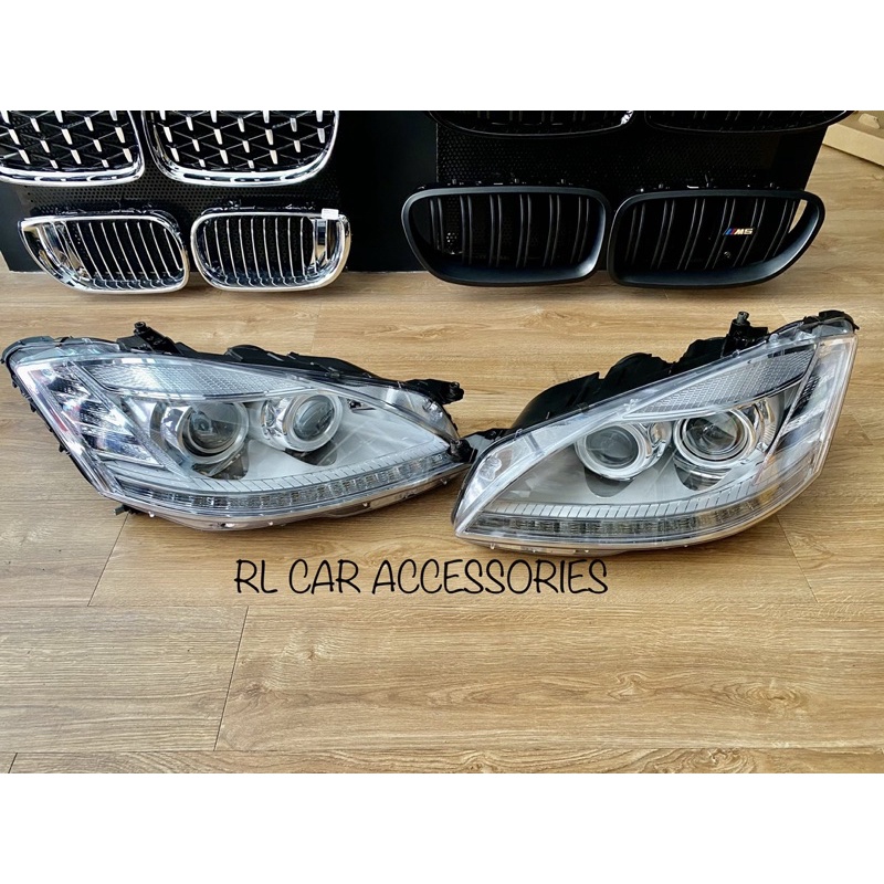 Mercedes Benz w221 2006 2007 2008 2009 dual projector headlight ...