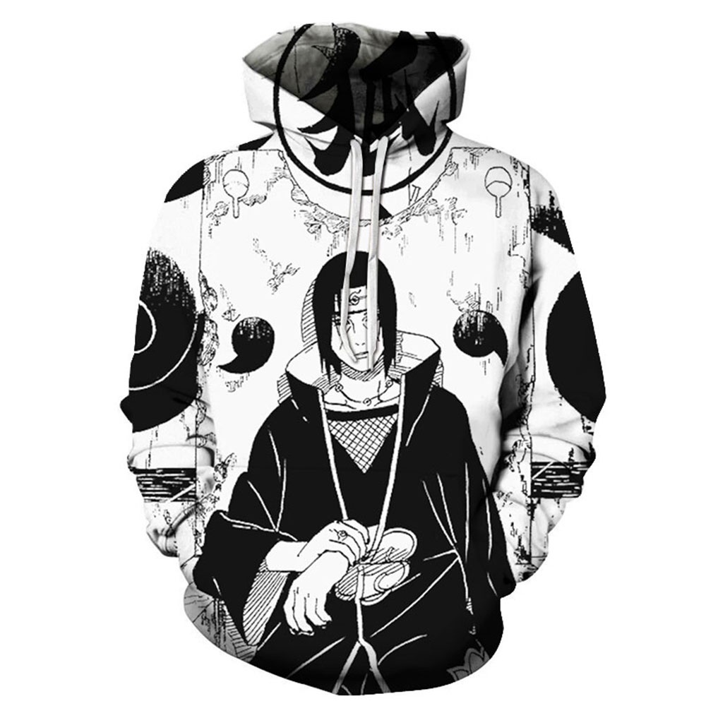 Naruto Sasuke Uzumaki Cosplay Uchiha Itachi 3D Printing Hoodies Men ...