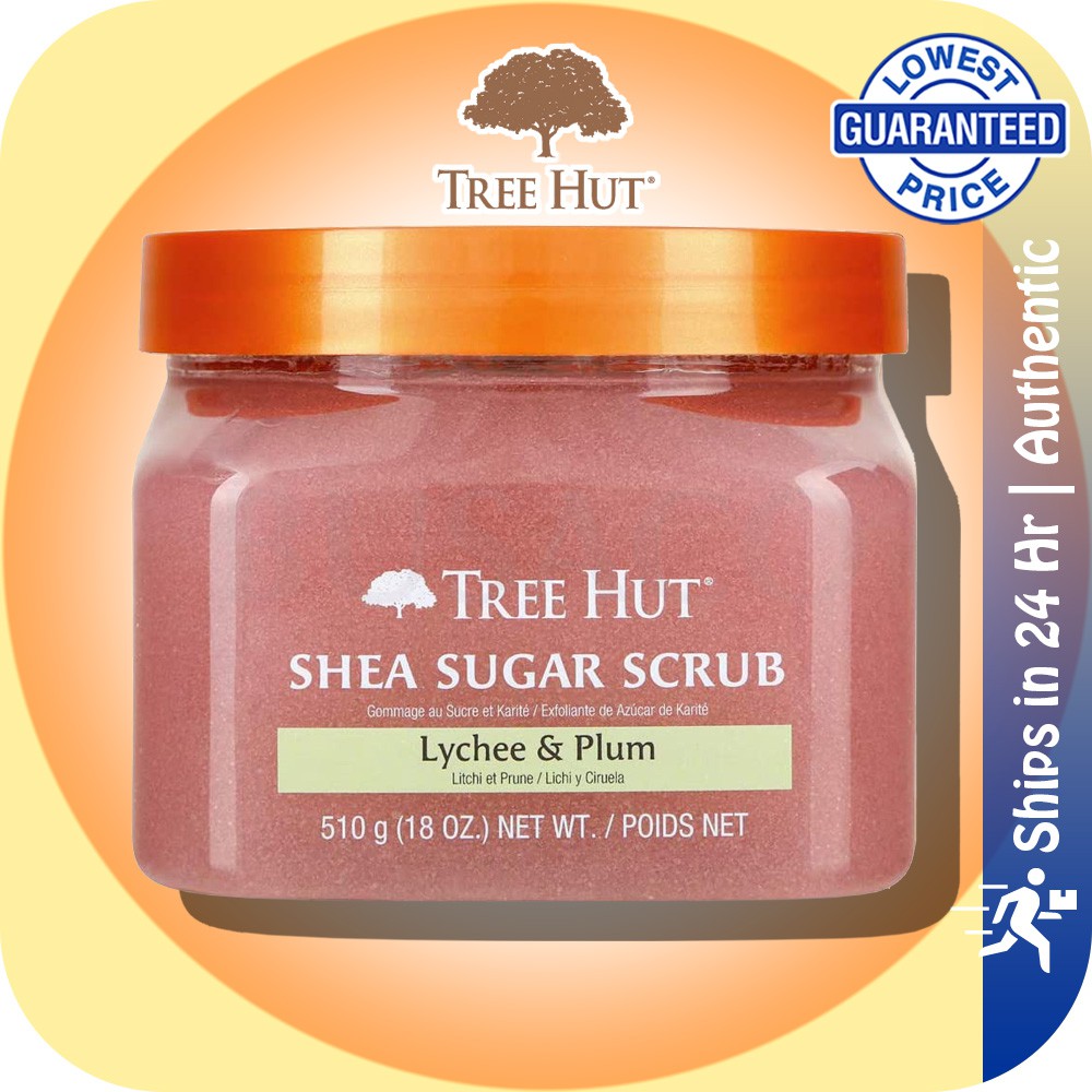 🔥In Stock🔥 510g | Tree Hut Shea Sugar Scrub, Lychee & Plum, 18 Oz | 💯 ...
