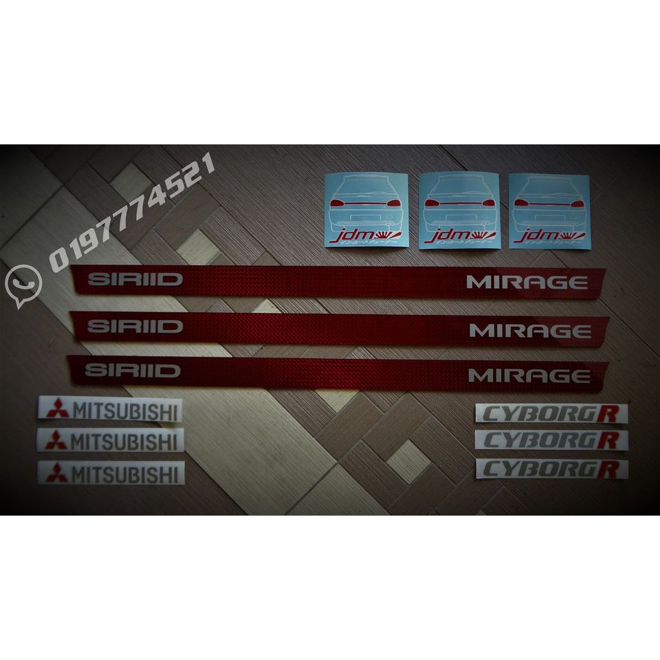 Reflector Satria Mivec Mirage Cyborg (RARE) | Shopee Malaysia