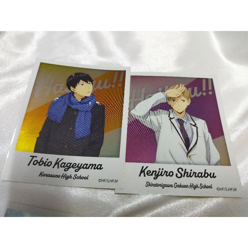 Original Haikyuu Snapshot Sticker Oikawa Hinata Kageyama Japan | Shopee ...