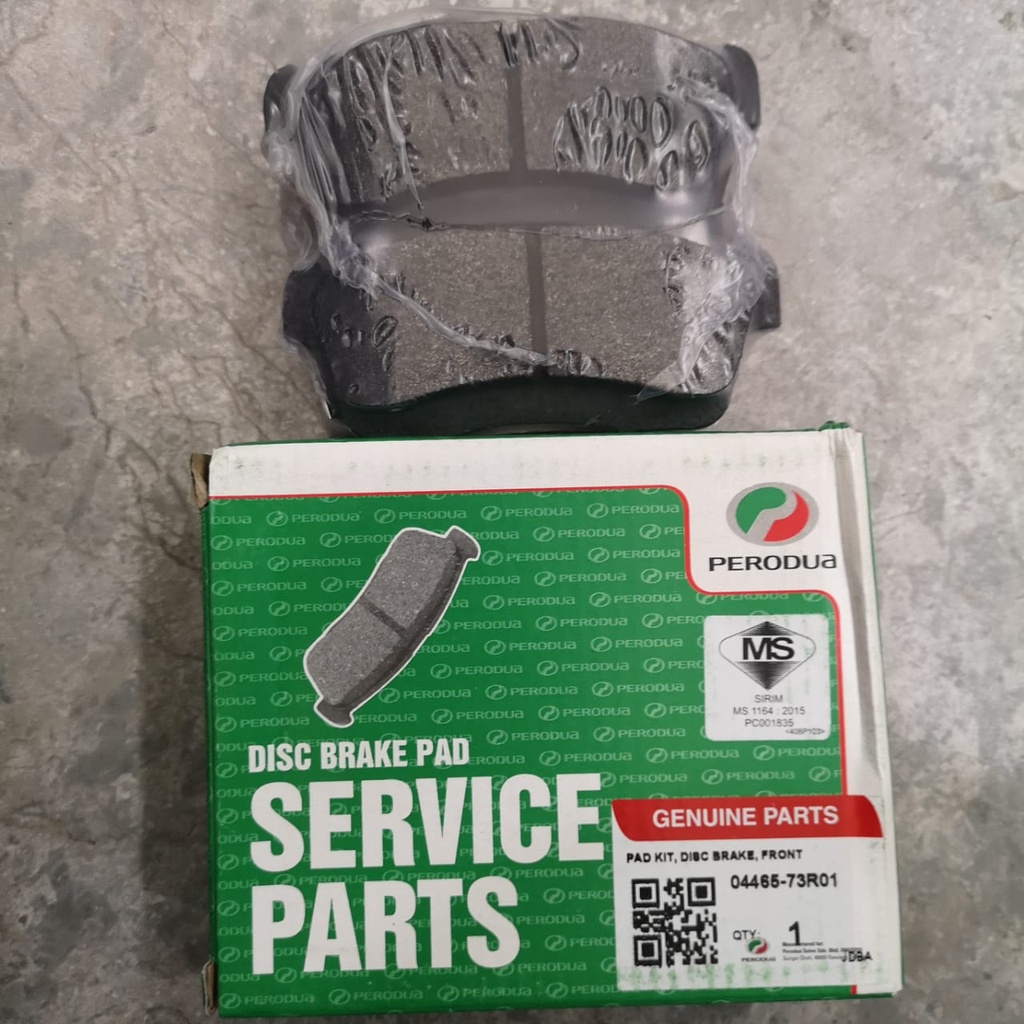 DISC BRAKE PAD (ORIGINAL) PERODUA MYVI 1.3 05Y-10Y FRONT (04465-73R01 ...