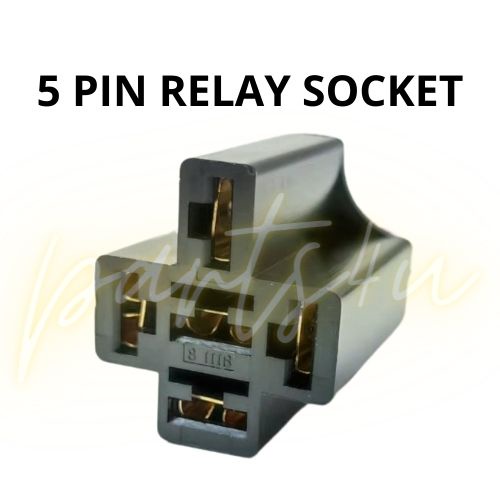 Wired 5 Pin Relay Mounting Base Socket Connector 30A (5 wire) | Shopee ...