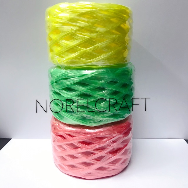 [1 ROLL] TALI RAFIA / ROPE/ TALI IKAT/TALI BUNGKUSAN/STRINGS/TALI RAFIA ...