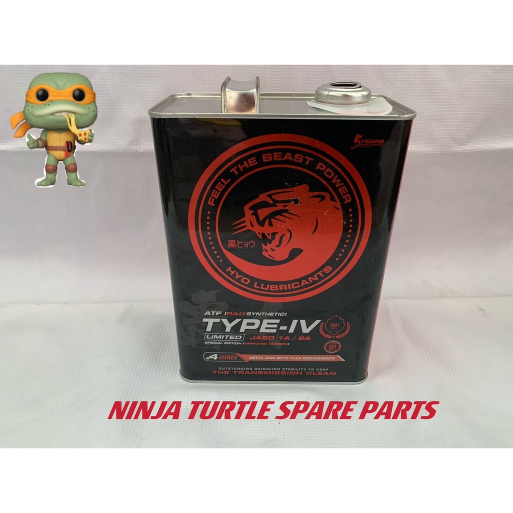 HYO ATF TYPE-IV/TYPE-4 AUTOMATIC TRANSMISSON FLUID FULLY SYNTHETIC 4 ...