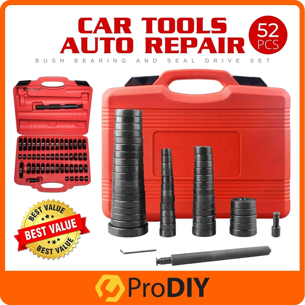 52pcs Bushing Bearing Seal Driver Set, Transmission Wheel Axle Bearing ...