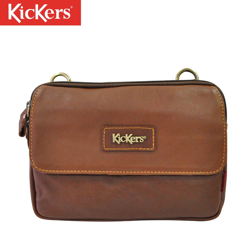 KICKERS Leather Sling & Waist Pouch #KICS87600 | Shopee Malaysia